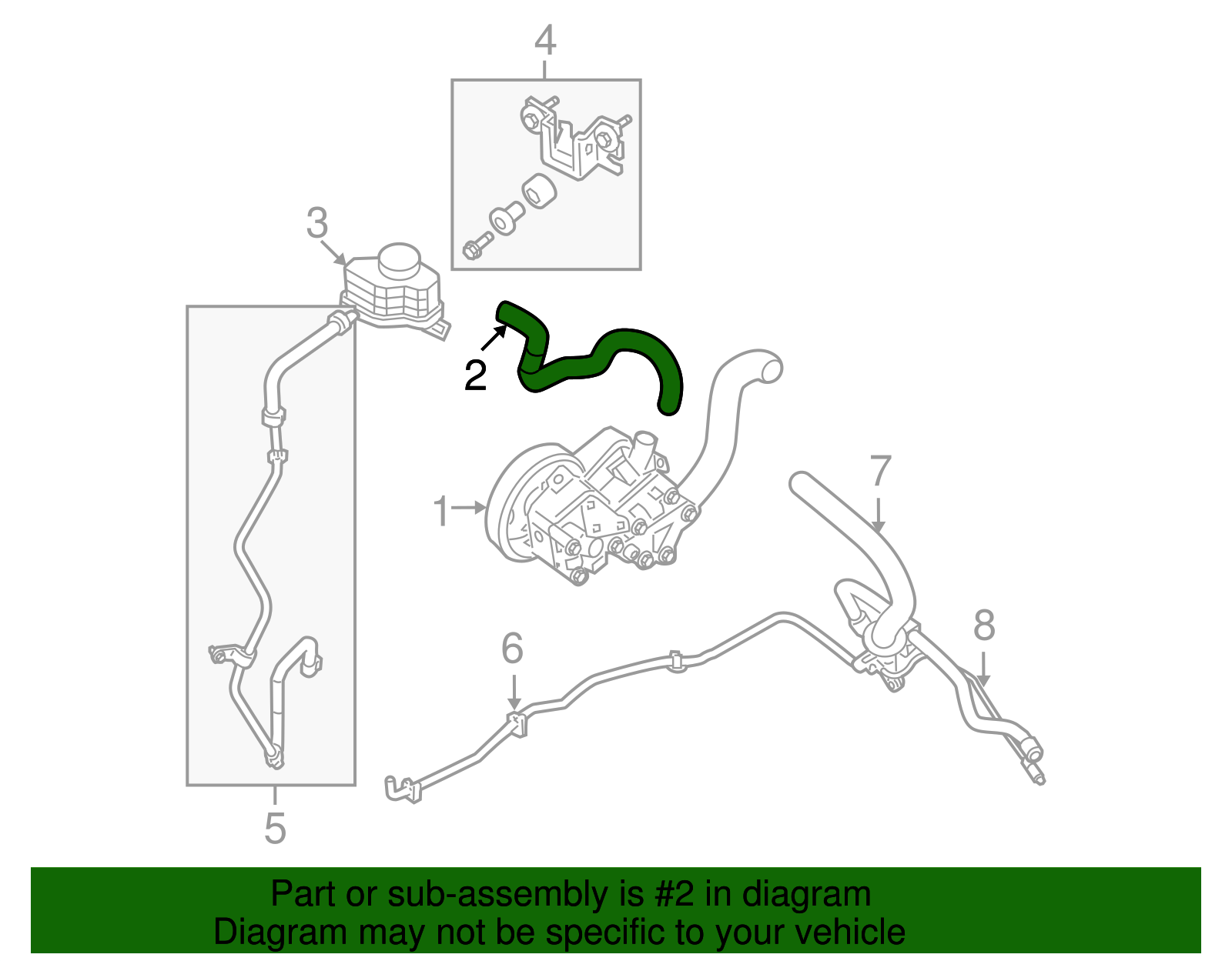 2007-2013 Nissan Altima Suction Hose 49717-JA000 | Nissan Parts Central