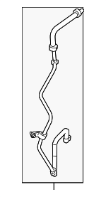 2007-2014 Nissan Power Steering Return Hose 49721-JA010 | TascaParts.com