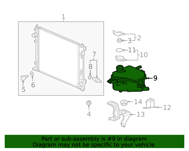 19101-5AA-K01 - Tank Expansion - 2017-2020 Honda Civic | Genuine Honda ...