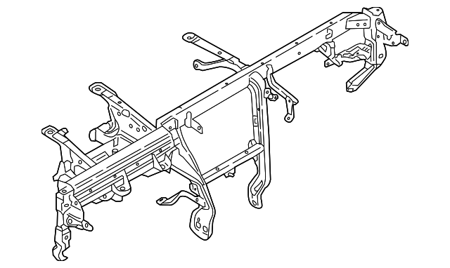 8W1-857-017-D - Reinforced Beam 2017-2024 Audi | Audi OEM Parts