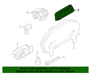 M1PZ-19980-F - Dash Control Unit 2021-2023 Ford Bronco Sport | Ford ...