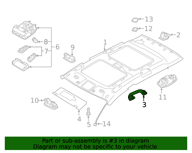 2016-2022 Kia Assist Strap 85340-D4200WK | OEM Parts Online