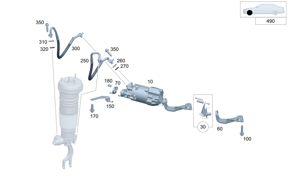 223-320-87-00 - Hydraulic Pump 1991-2025 Mercedes-Benz | Mercedes-Benz ...