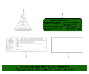 2018-2024 Volkswagen Info Label 701-010-043-E | OEM VW Parts Haus