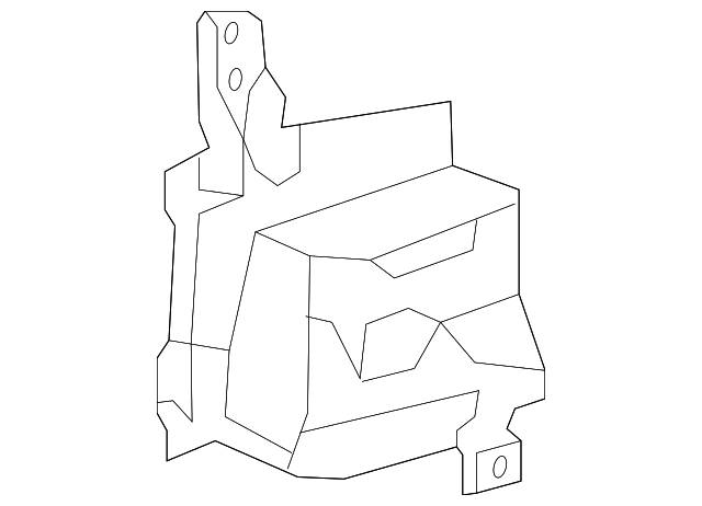 2012-2019 Nissan Radiator Air Seal 92184-3AB3A | OEM Parts Online
