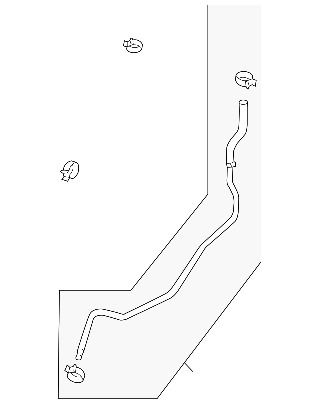 2013-2019 Nissan Oil Cooler Tube 21633-3HC3A | Melloy Nissan Parts