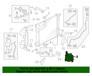 2012-2019 Nissan Radiator Air Seal 92184-3AB3A | OEM Parts Online