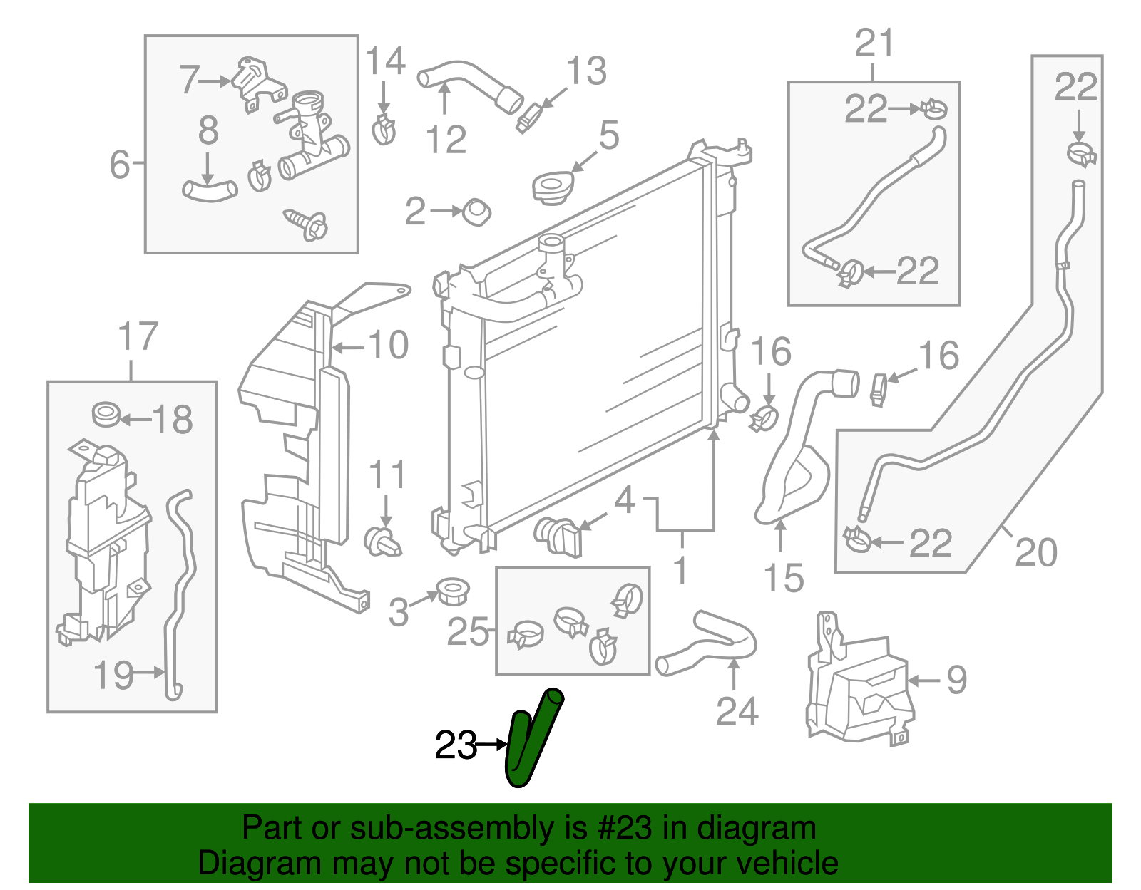 2012-2019 Nissan Oil Hose 21632-3AA3A | OEM Parts Online