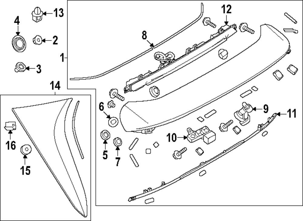 KMV6-51-981 - Lower Trim 2024 Mazda CX-90 | Florida Mazda Parts