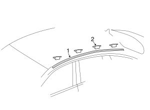 292-690-88-00 - Roof Molding 2016-2019 Mercedes-Benz | AutoNationParts.com