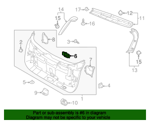 81235 D9000 - Hole Cover 2017-2022 Kia Sportage | Kia.Parts Store