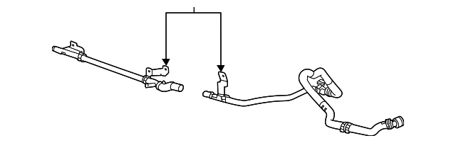 2020-2024 GM Auxiliary Radiator Outlet Hose 85119158 | TascaParts.com