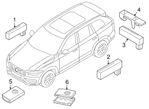 2017-2021 Volvo Antenna Rear Bracket 31419515 | TascaParts.com