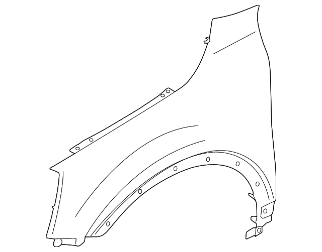 2020-2023 Kia Telluride Fender 66321-S9000 | QuirkParts