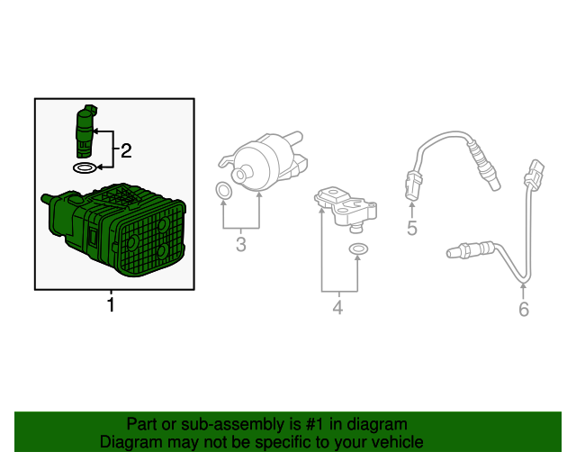 Vapor Canister 84834022 | GMPartsDirect.com