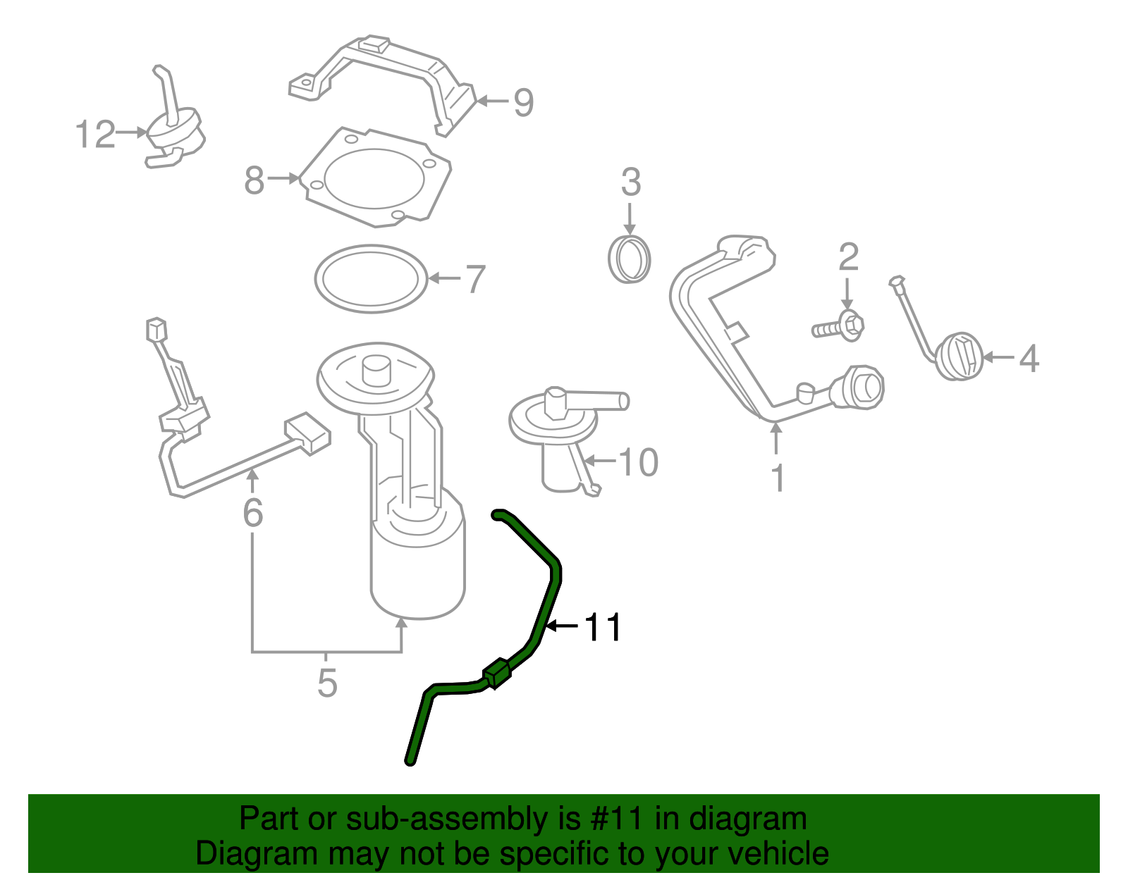 LC3Z-9D683-A - 2020-2024 Ford - Tube Assembly | My Ford Parts