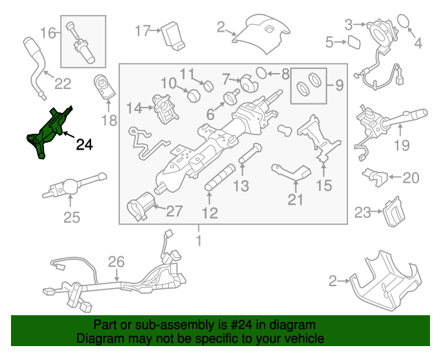 22833057 - Automatic Transmission Shift Lever 2007-2014 GM ...