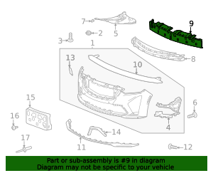2022 Cadillac CT5 Spacer 85151404 | GMPartsDirect.com