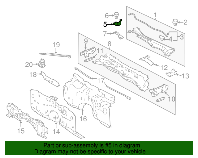 2015-2023 Lexus Silencer 55786-24020 | OEM Parts Online