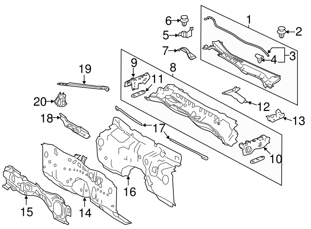 2015-2024 Lexus Cowl Molding 55783-24040 | AutoNationParts.com