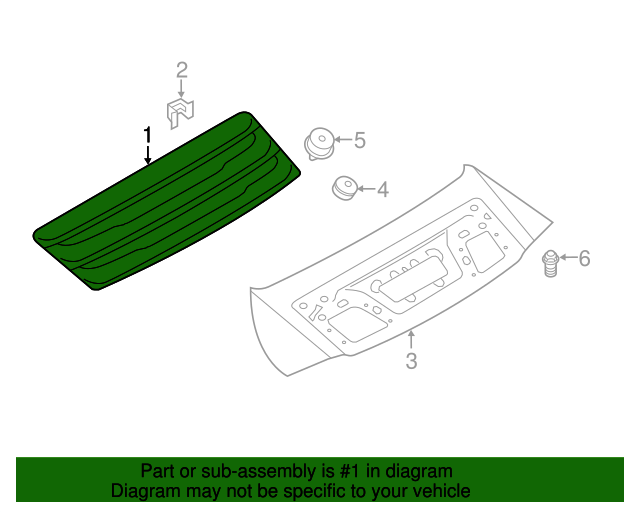 2012-2016 Porsche 911 Vent Louver 991-512-571-07 | OEM Parts Online