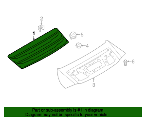 2012-2016 Porsche 911 Vent Louver 991-512-571-07 | OEM Parts Online
