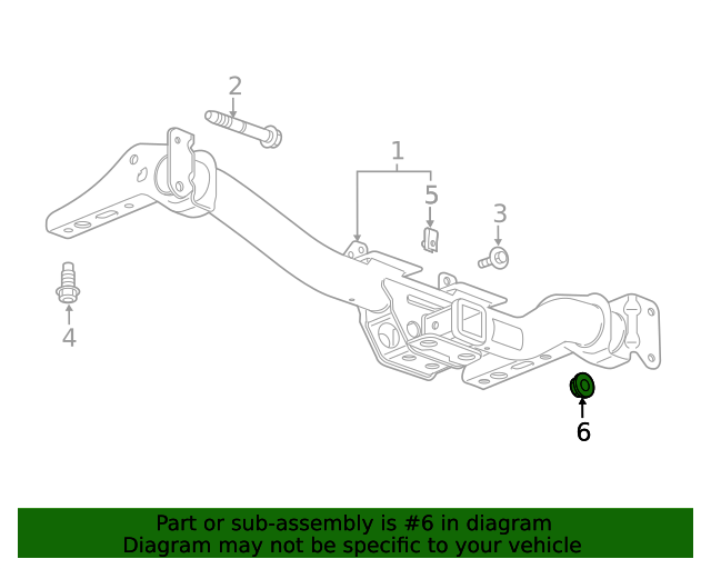 2019-2024 GM Rear Bumper Impact Bar Nut 11546463 GM | GMPartsDirect.com