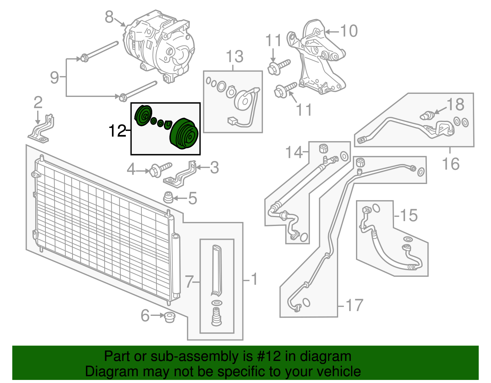 38900-RGL-A02 - 2008-2017 Honda - Clutch Set | Genuine Honda Parts