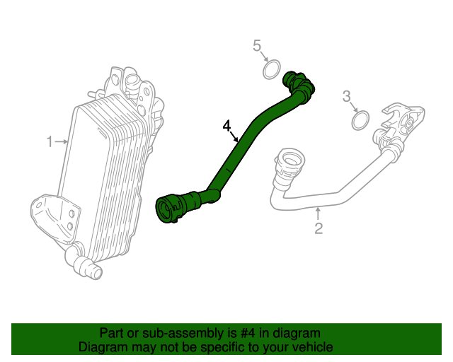 Genuine BMW 17-22-8-654-879 | Oil Return Tube | FREE Shipping on Most ...
