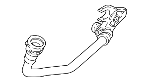 17-22-8-654-879 - 2016-2019 BMW - Oil Return Tube | Buy BMW Parts Now