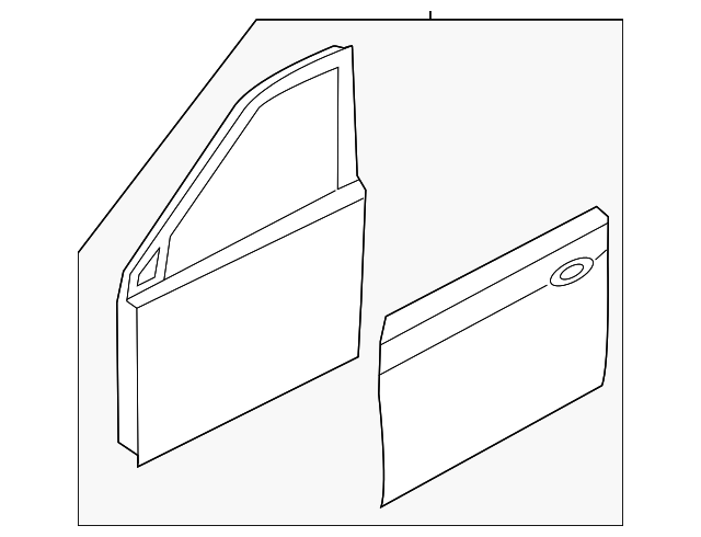 2013-2019 Hyundai Door Shell 76004-B8000 | OEM Parts Online