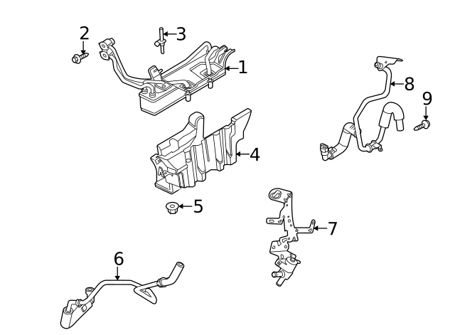 2020-2022 Ford Oil Hose LC3Z-7A031-F | OEM Parts Online