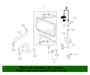 74171-TK4-A00 - Radiator Assembly Upper Bracket 2009-2014 Acura TL ...