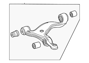 167-330-08-00 - Lower Control Arm 2020-2023 Mercedes-Benz | Mercedes ...