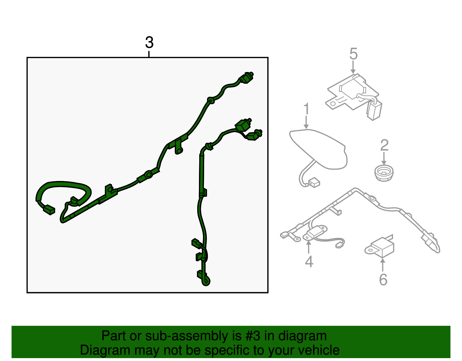 BJS7-66-F30 - High-Quality Antenna Cable for 2014-2018 Mazda 3 ...