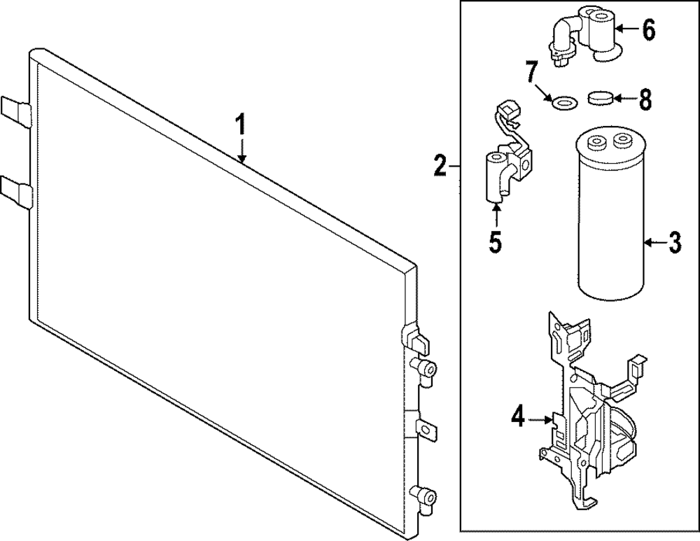 2023-2024 Nissan ARIYA Tank Assembly 92141-5MP0B | Bill Kay Nissan Parts