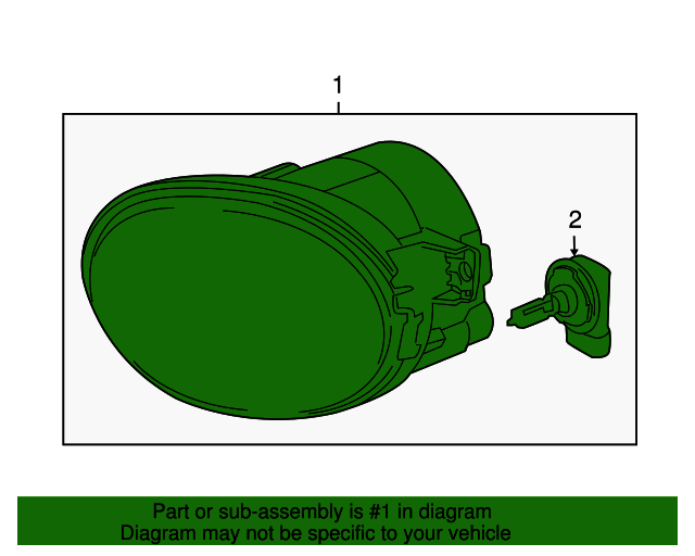 30796681 - Fog Light 2010-2013 Volvo | AutoNationParts.com
