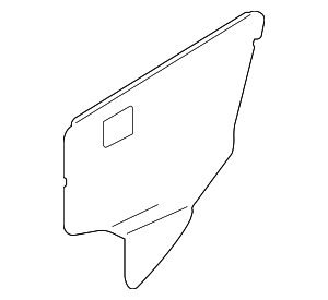 2007-2012 Nissan Versa Water Deflector 82860-ZW40A | TascaParts.com