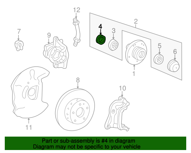 019-997-88-47 - Wheel Seal 1990-2004 Mercedes-Benz | AutoNationParts.com