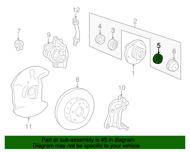 1990-2009 Mercedes-Benz Wheel Bearing 002-980-65-02 | AutoNationParts.com