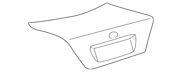 2002-2006 Toyota Camry Trunk Lid 64401-AA061 | Toyota Parts Center