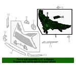 2021-2023 Toyota Camry Grille Assembly 53101-06F50 | Toyota Parts