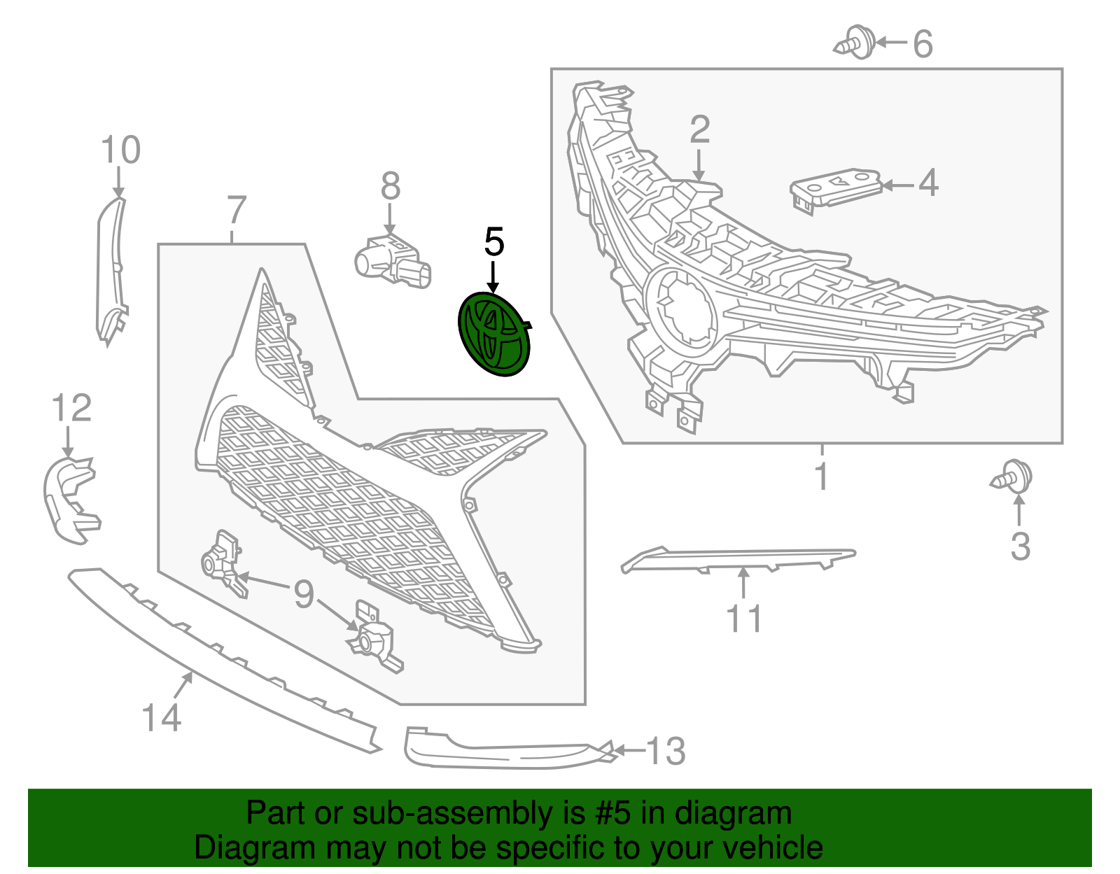 2020-2024 Toyota Emblem 90975-A2009 | OEM Parts Online