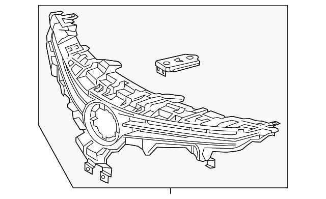 53101-06E10 - Grille Assembly - 2018-2020 Toyota Camry | OEM Genuine ...