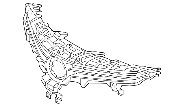 53111-06C50 - Upper Grille - 2021-2024 Toyota Camry | OEM Parts To You