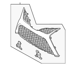 2018-2020 Toyota Camry Lower Grille 53102-06560 | Toyota Parts Center