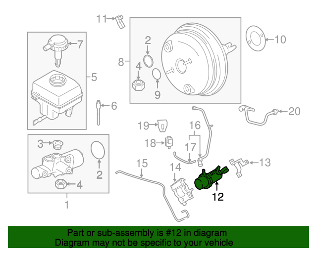 34336860881 - 2016-2021 BMW Vacuum Pump (34-33-6-860-881) | BMW of ...