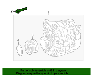 2000-2023 Mercedes-Benz Engine Mount Support Bracket Bolt 910143-008011 ...