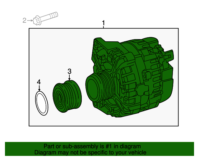 000-906-08-03-80 - Alternator 2014-2020 Mercedes-Benz | Mercedes-Benz ...