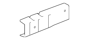 2007-2017 GM Passenger Side Front Compartment Intermediate Side Rail ...